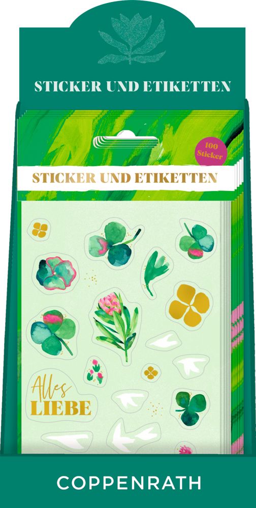 Stickerbogen: Sticker und Etiketten - All about green | 97181